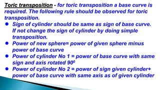 Simple and toric transposition | PPTX
