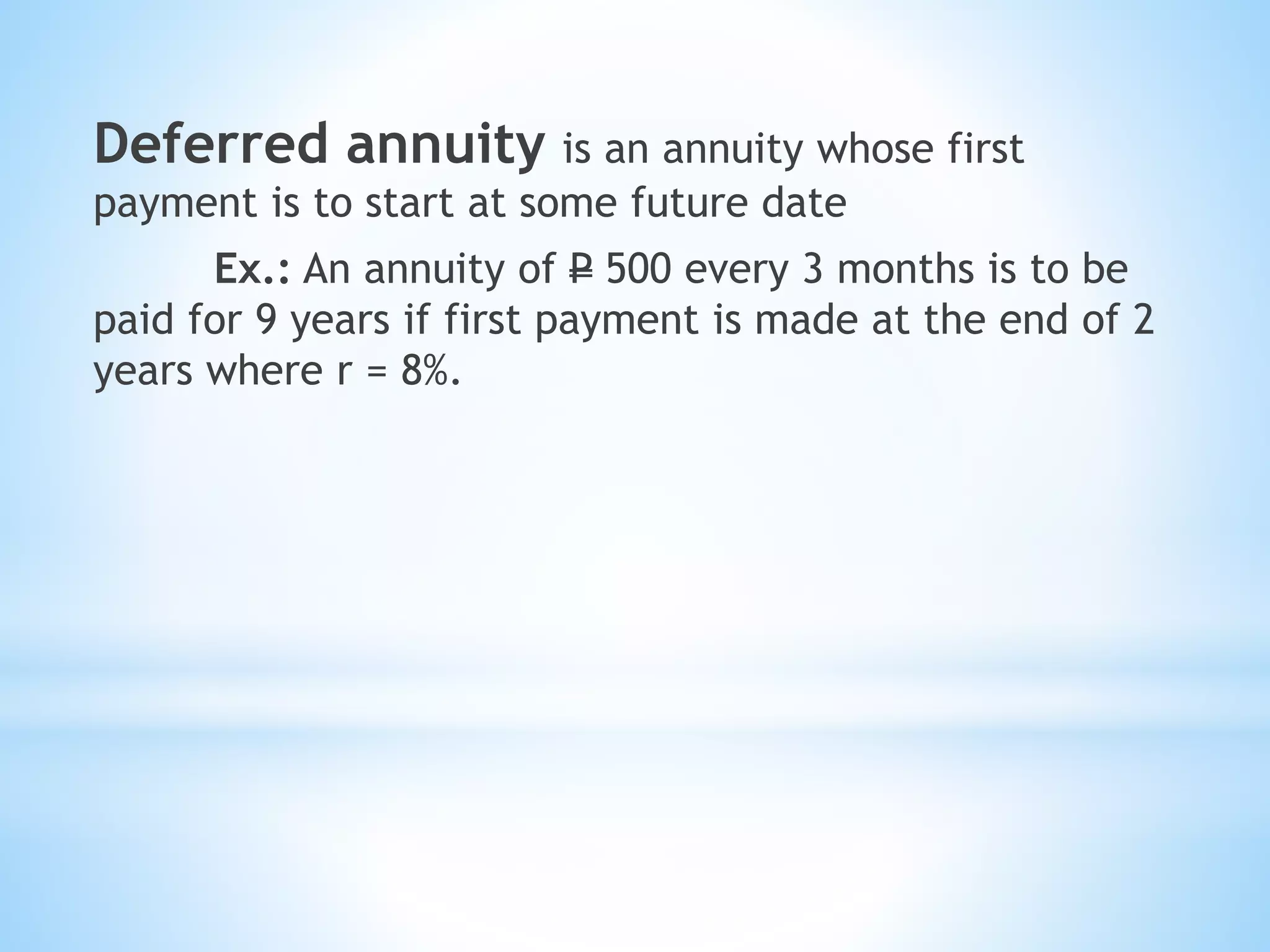 Simple annuities | PPTX
