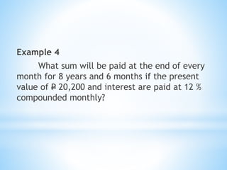 Simple annuities | PPTX