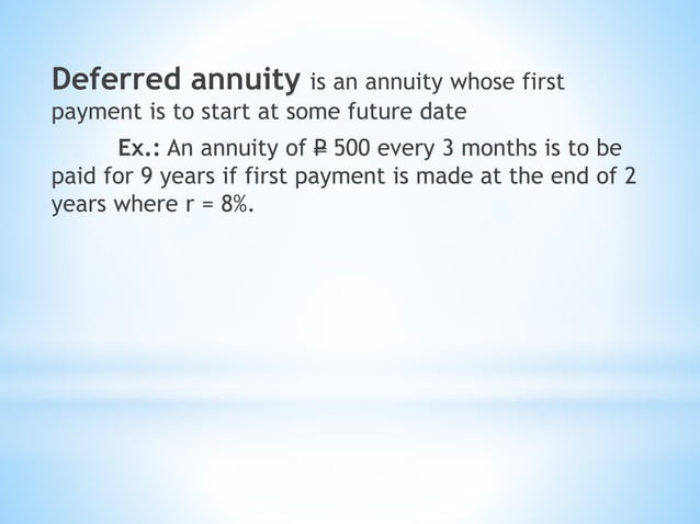 Simple annuities | PPTX | Stocks and Bonds | Personal Investing