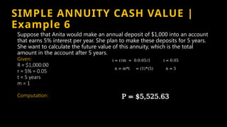 General Mathematics Grade 11 SIMPLE ANNUITY | PPT