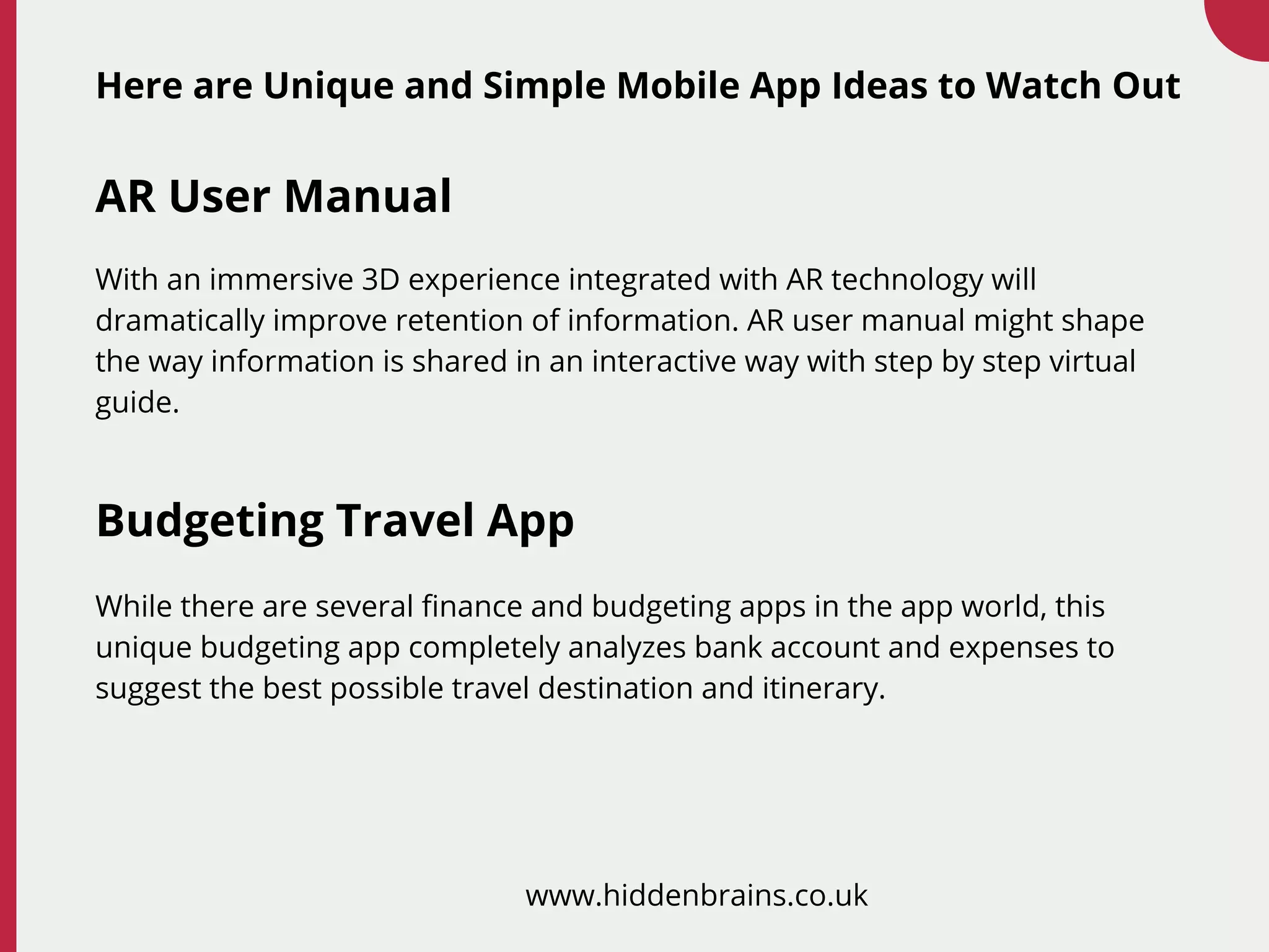 Simple app ideas | PPT
