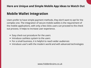 Simple app ideas | PPT