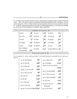 Simple arabic grammer | PDF