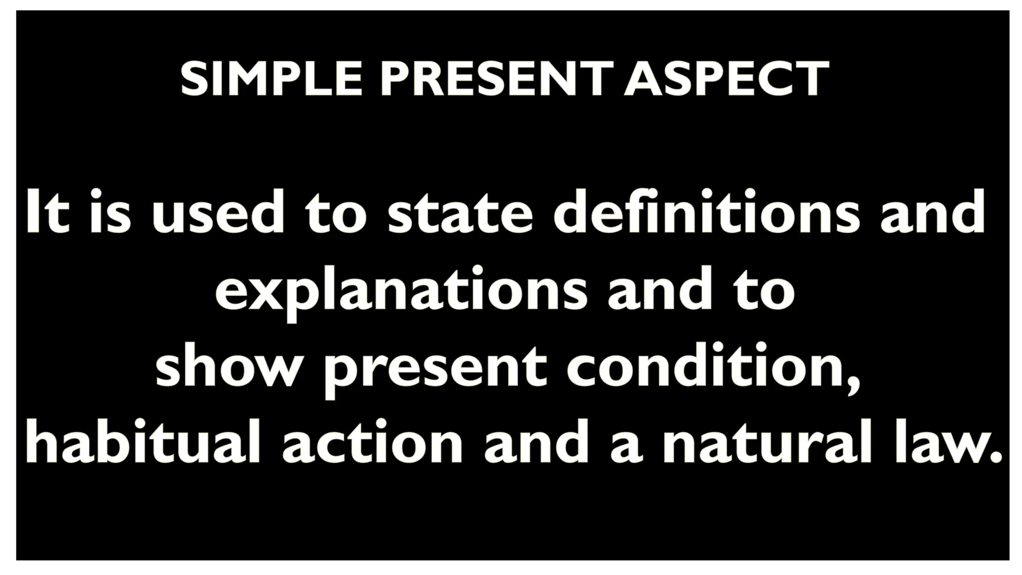 simple aspect of the Verb, powerpoint presentation | PPT