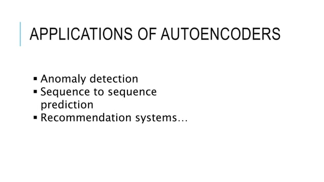 Simple auto encoder | PPTX | Artificial Intelligence | Technology ...