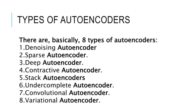 Simple auto encoder | PPTX | Artificial Intelligence | Technology ...