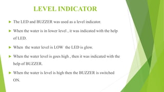 Simple automatic water leval controller | PPTX