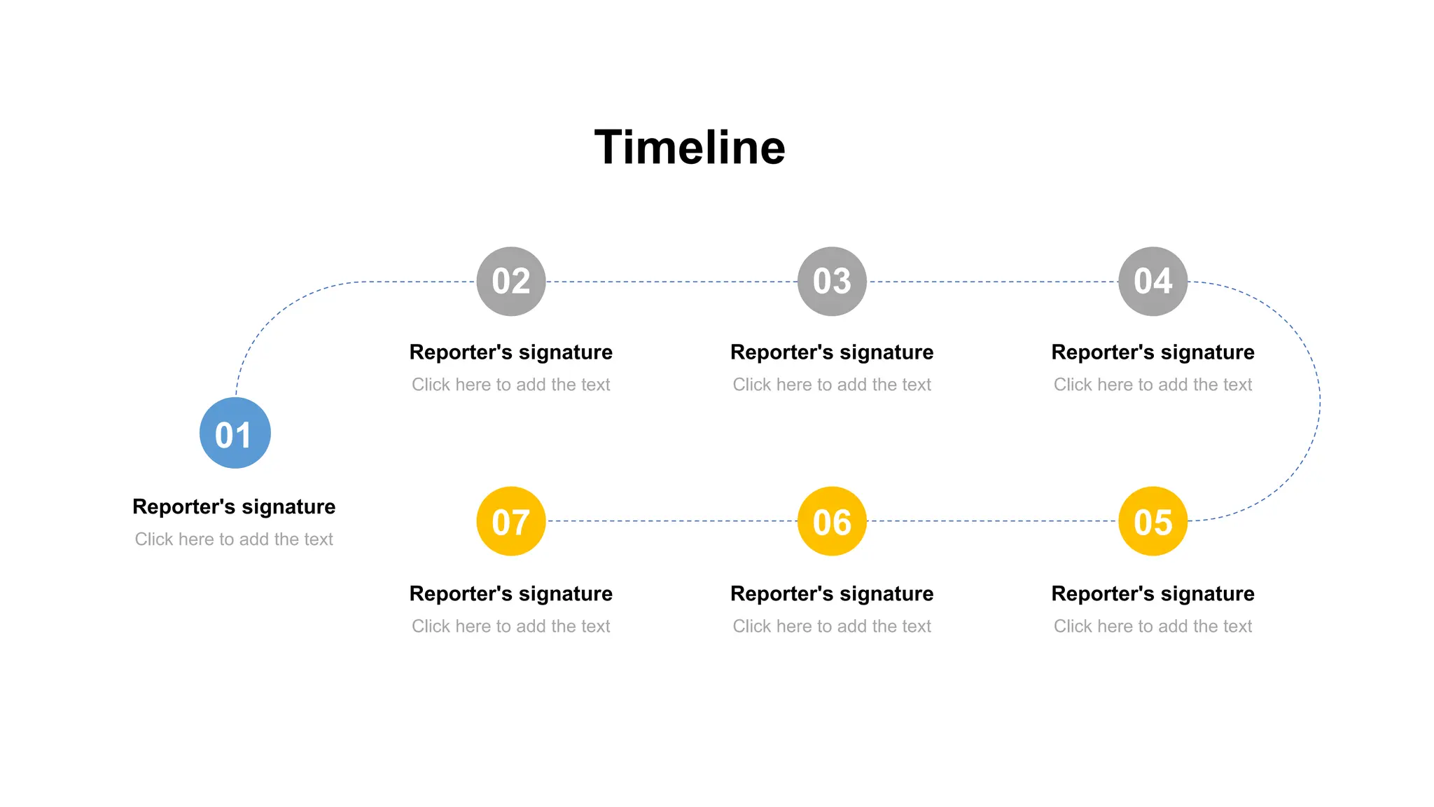 Clean & Minimalist Timeline Slides for Clear Project Tracking | PPTX