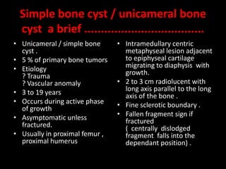 Simple bone cyst | PPTX