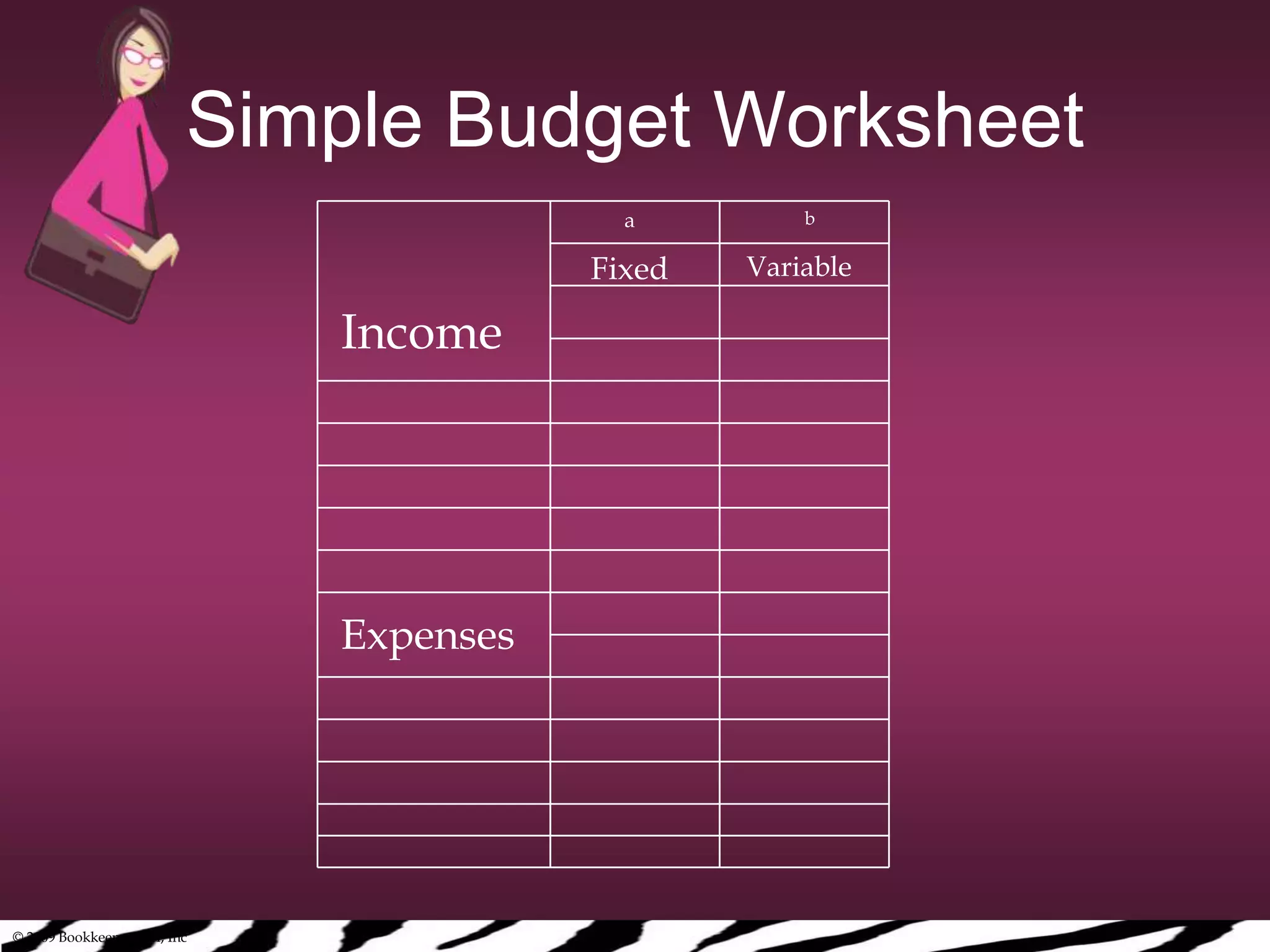 Simple Budgeting | PPTX