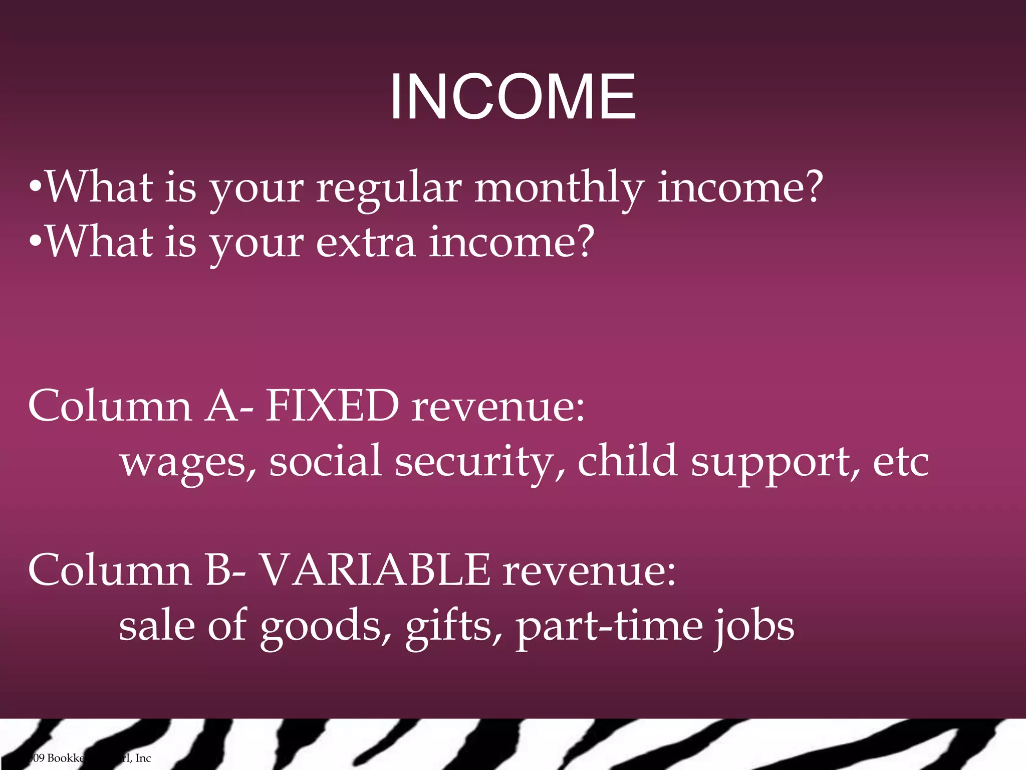 Simple Budgeting | PPTX