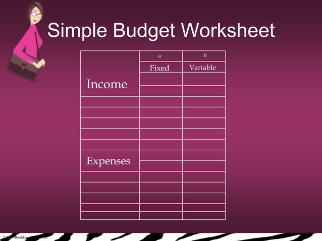 Simple Budgeting | PPTX