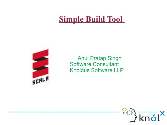 Simple build tool | PPT