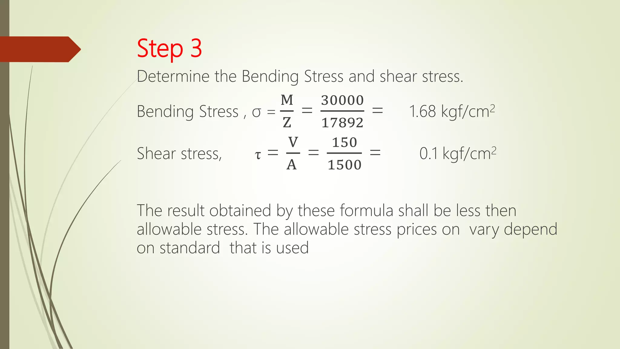 Simple calculations in mechanics of materials | PPTX
