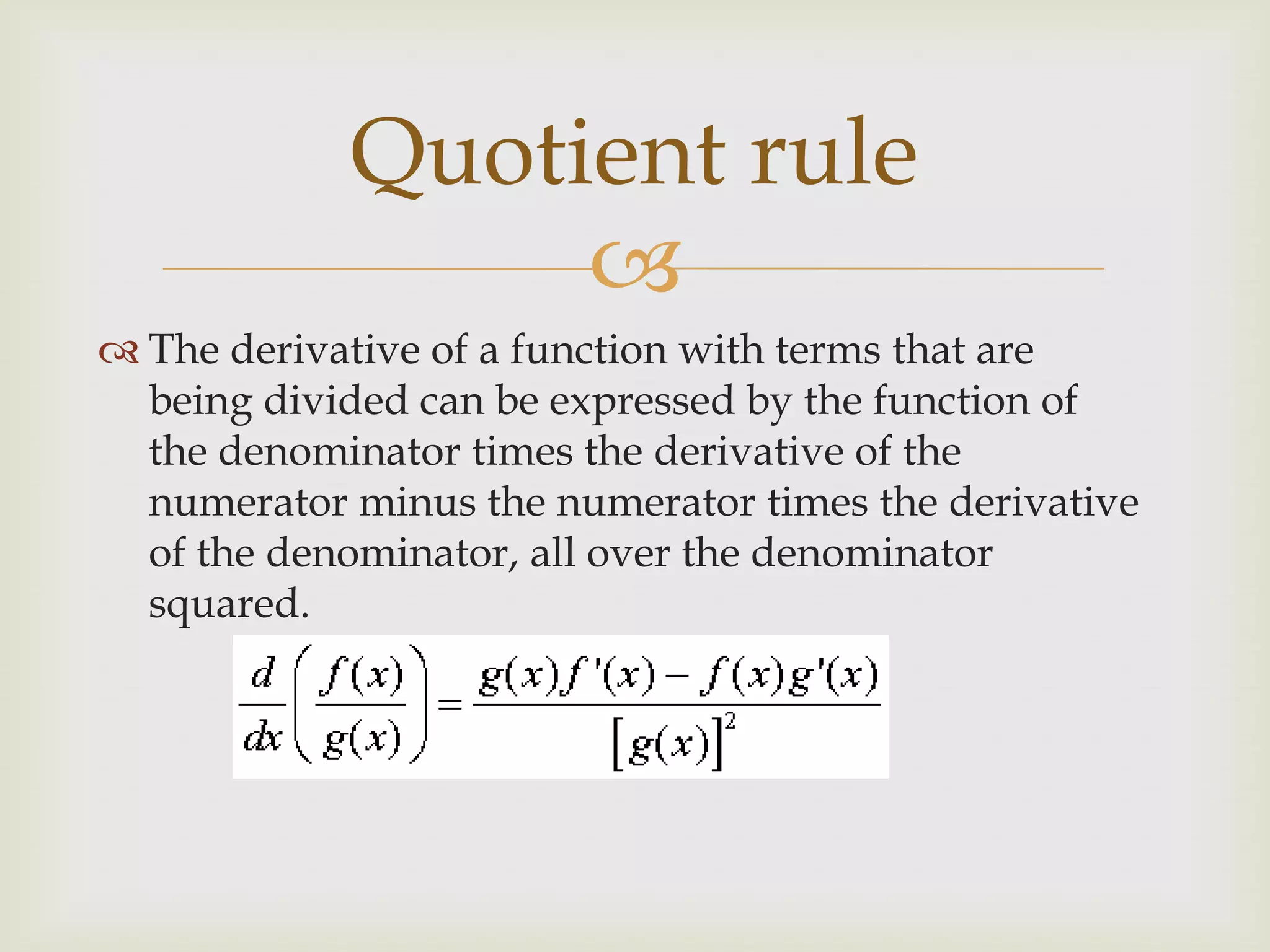 Simple calculus overview part 1 | PPTX