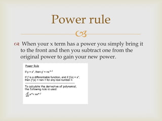 Simple calculus overview part 1 | PPTX
