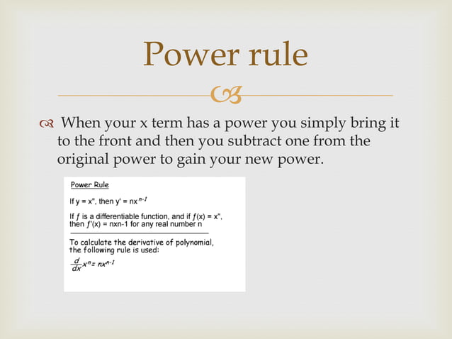 Simple calculus overview part 1 | PPTX | Physics | Science