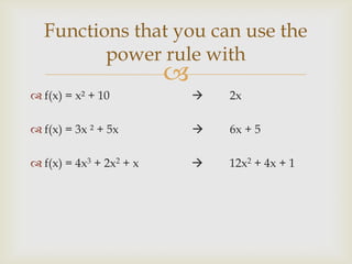 Simple calculus overview part 1 | PPTX