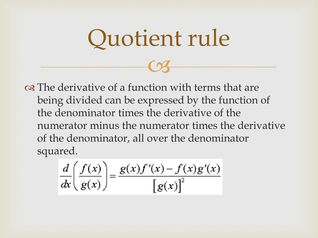 Simple calculus overview part 1 | PPTX | Physics | Science