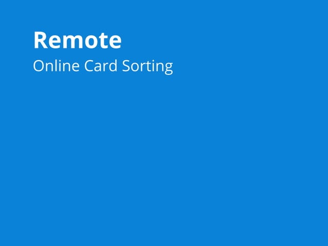 Simple Card Sorting Methods | PDF | Technology & Computing
