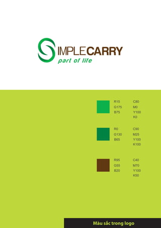 Simple Carry - Qui chuan logo va nhan dien thuong hieu | PDF