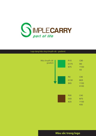 Simple Carry - Qui chuan logo va nhan dien thuong hieu | PDF