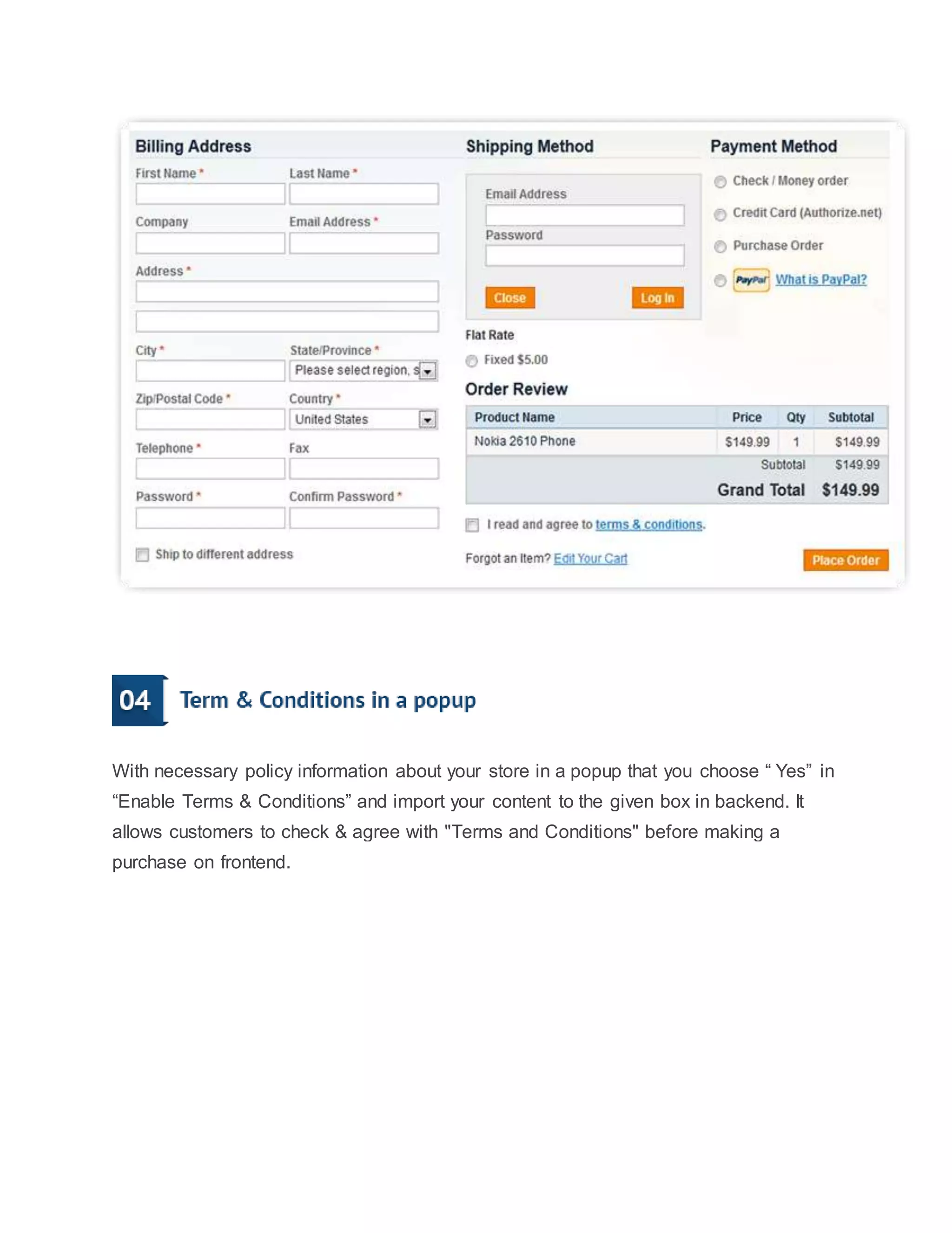 Simple checkout magento extension | PDF