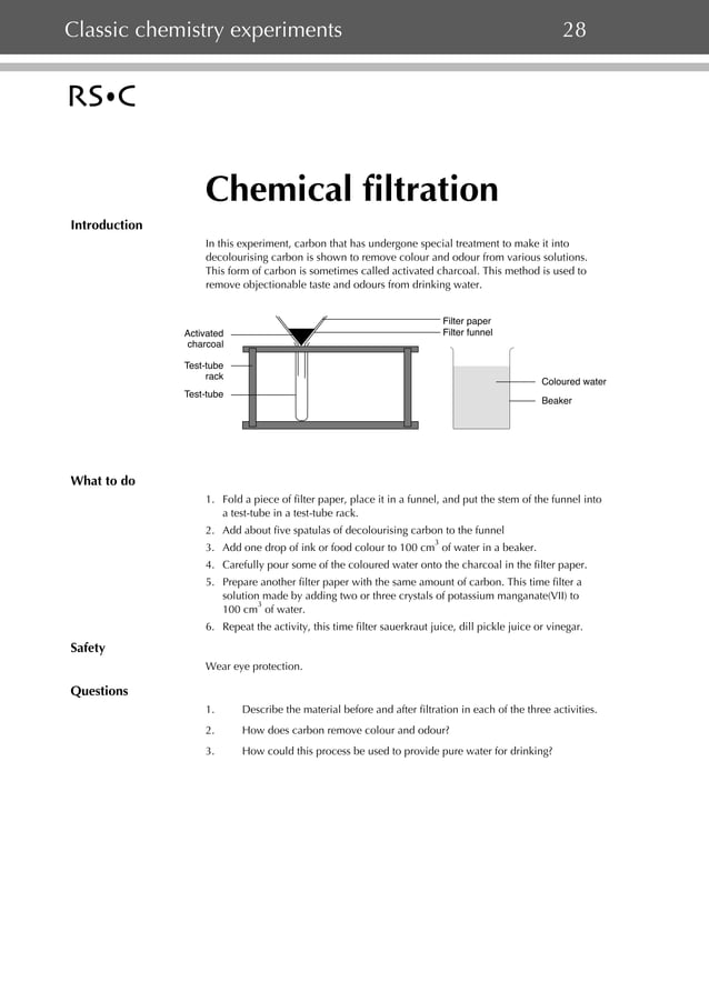 Simple Chemistry Experiments | PDF