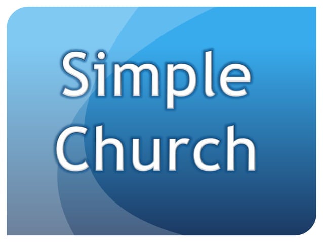 Simple church | PPTX