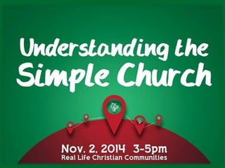 Simple church seminar | PPTX