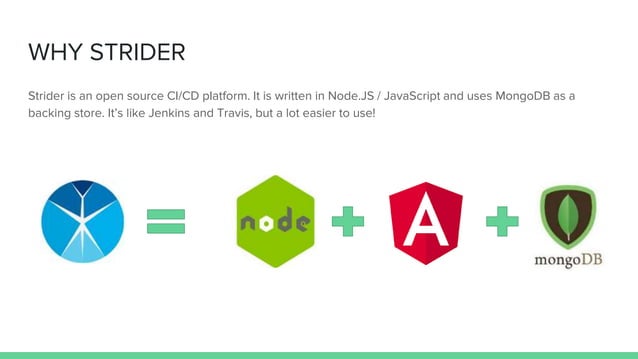 Simple ci cd with strider cd | PPT