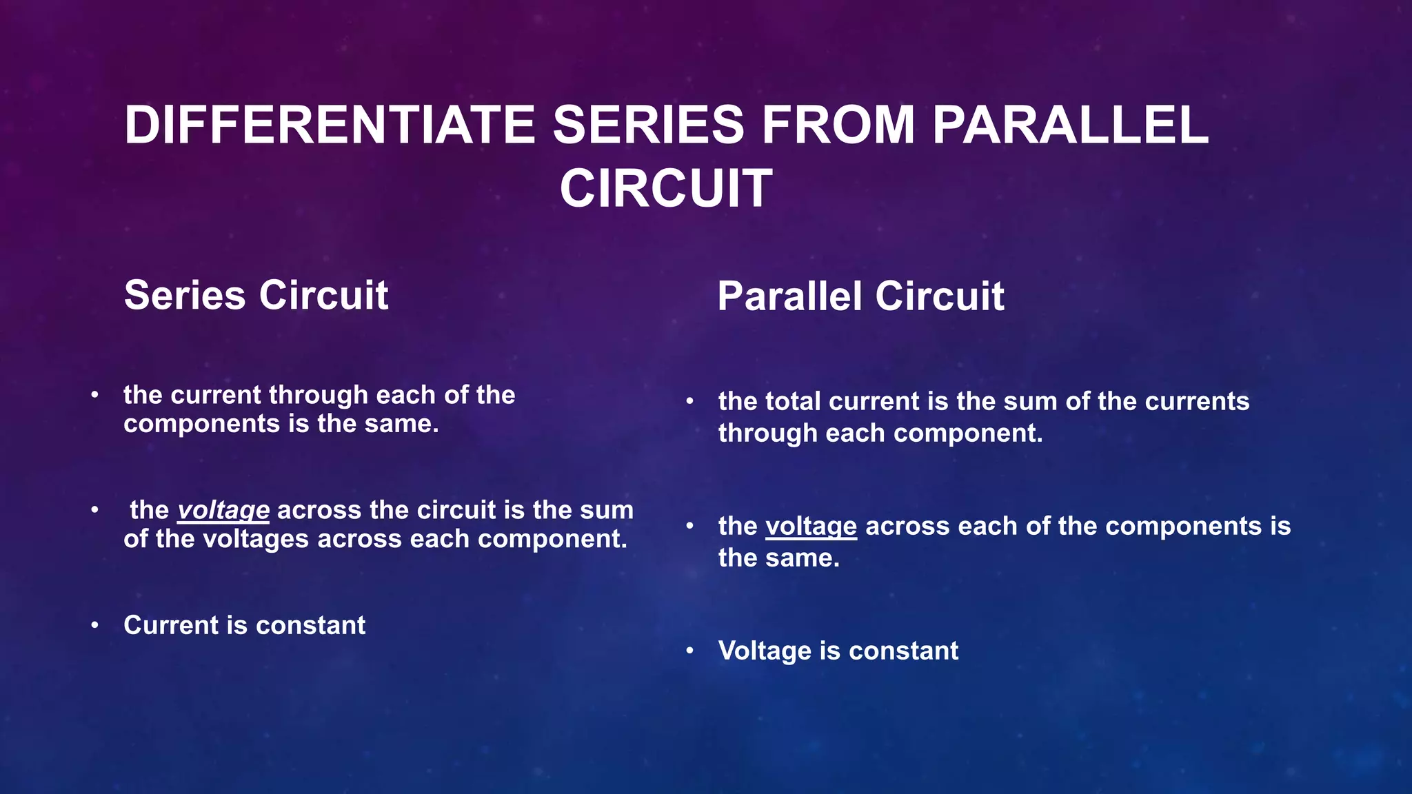 Simple circuit diagram | PPTX