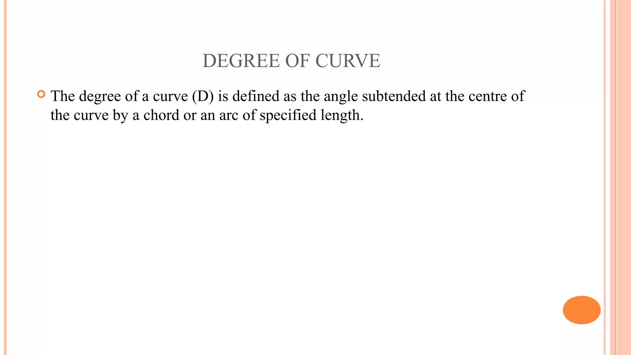 Simple circular curve | PPT