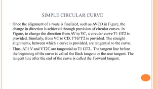 Simple circular curve | PPT