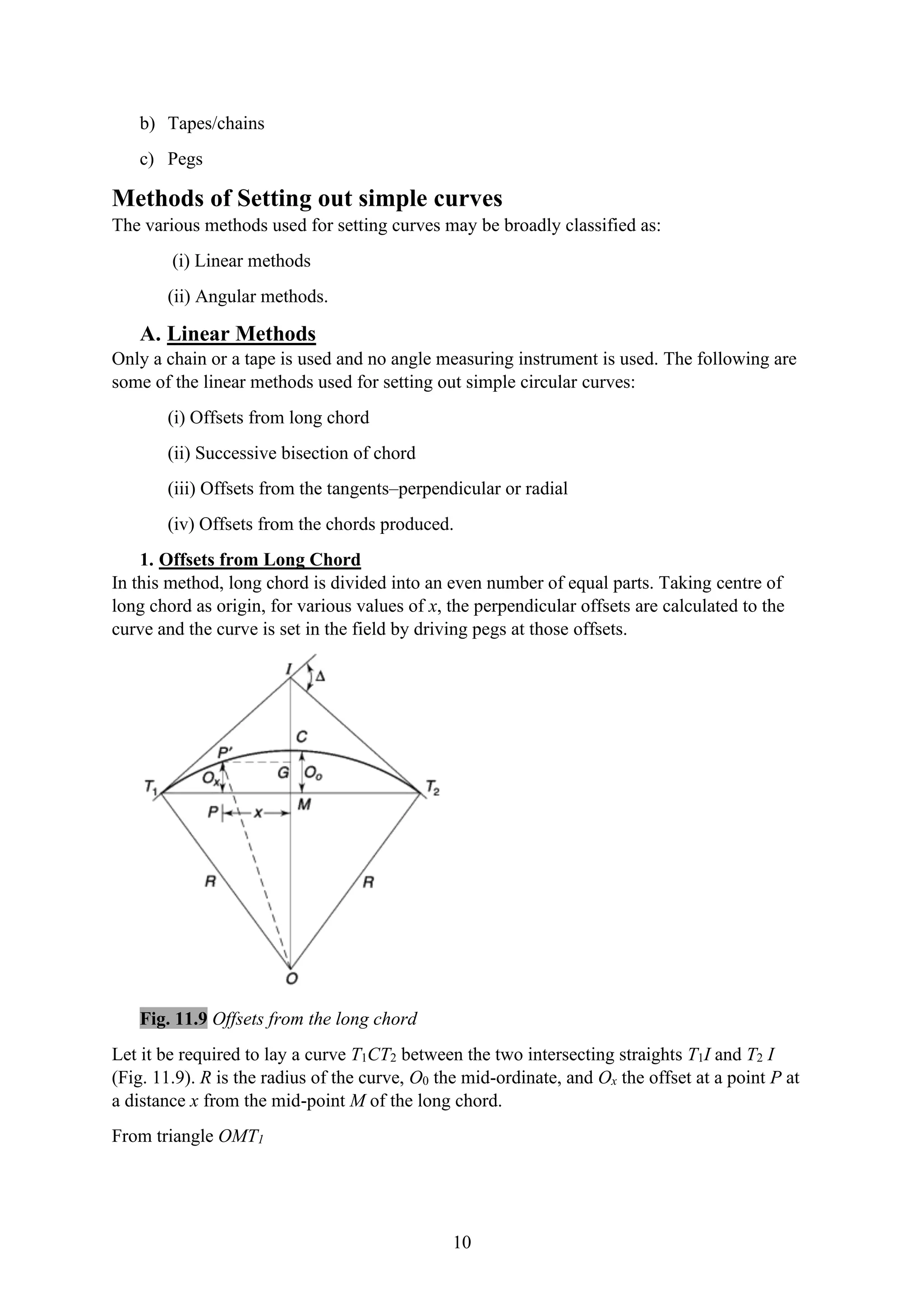 Simple Circular Curves for kenya-road-design-manual-for highway and ...