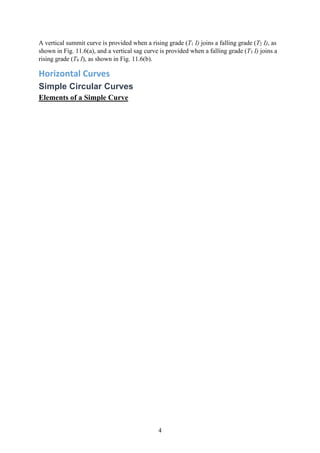 Simple Circular Curves for kenya-road-design-manual-for highway and ...