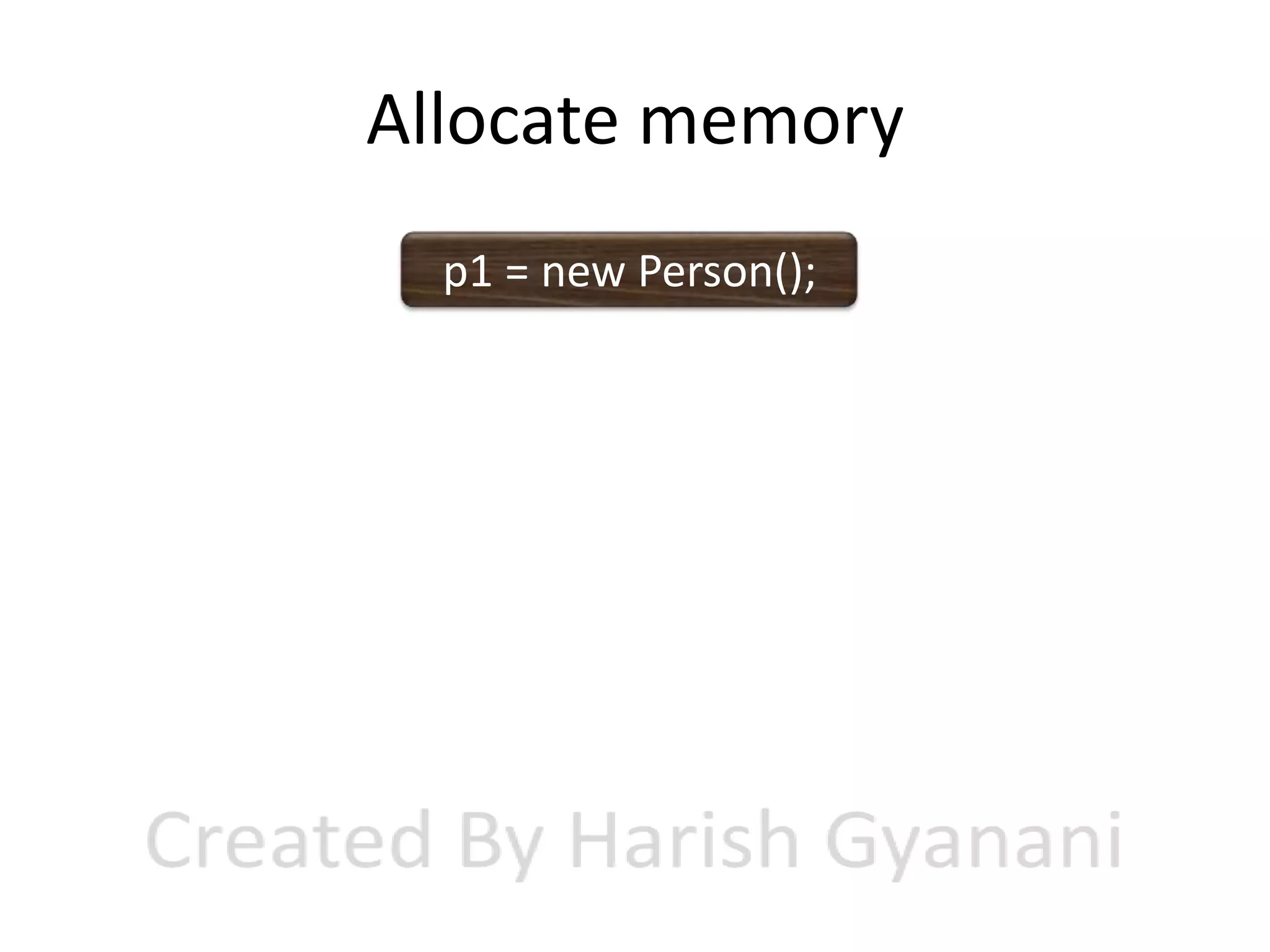 Simple Class And Object Examples In Java | Pptx