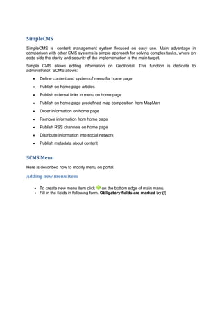 Simple Cms manual | PDF