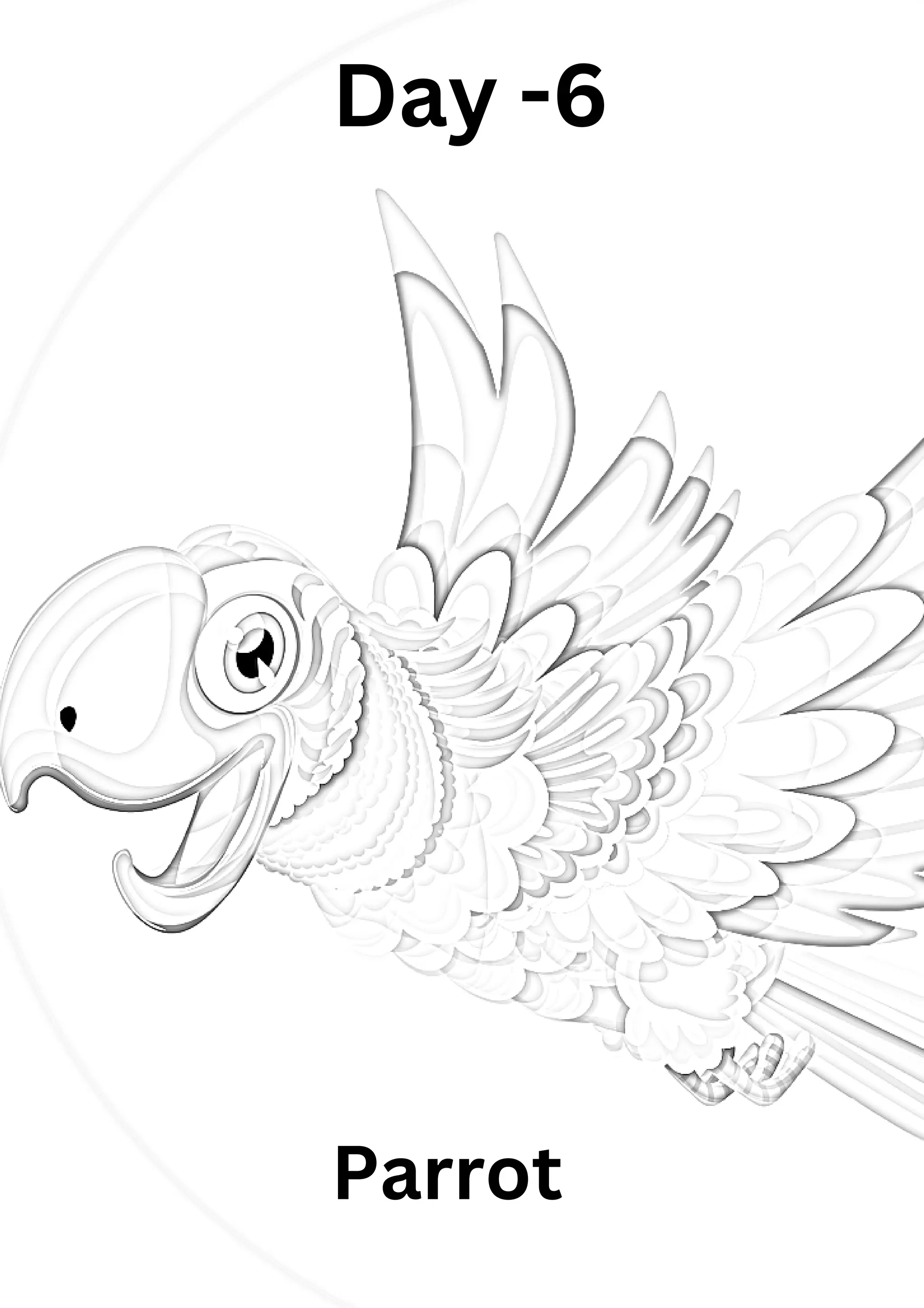 Simple Coloring Pages Worksheet For 15 Birds.pdf