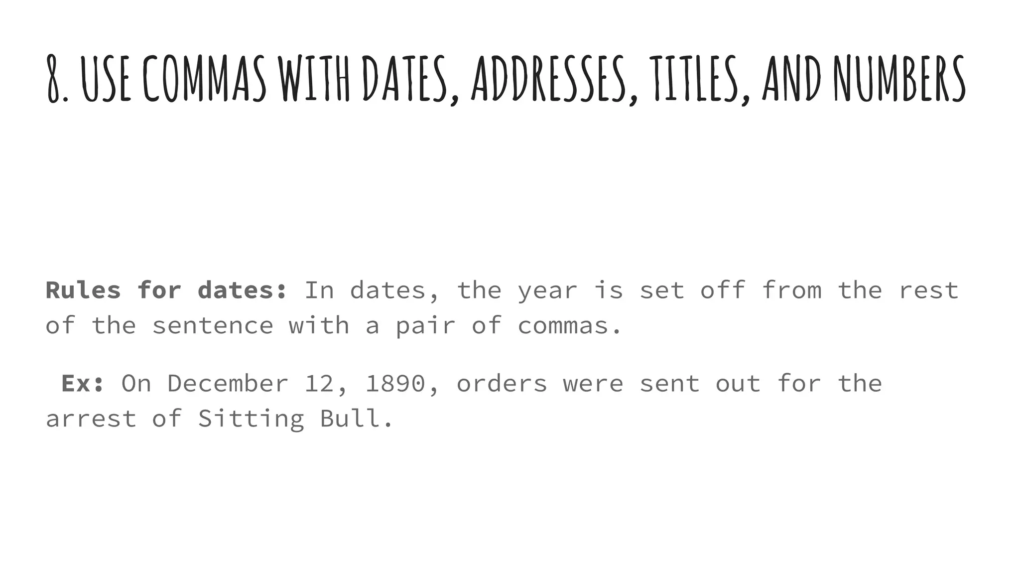 Simple Comma PPT 2018 | PPTX