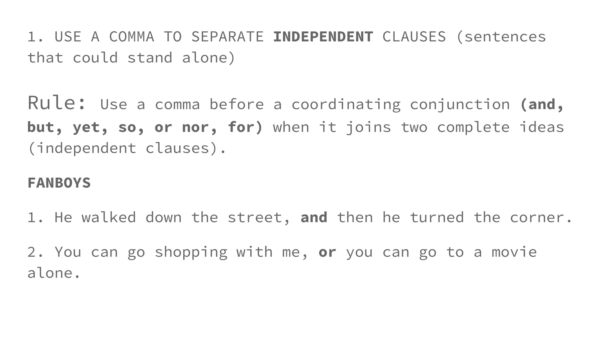 Simple Comma PPT 2018 | PPTX