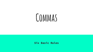 Simple Comma PPT 2018 | PPTX