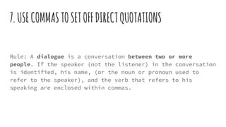 Simple Comma PPT 2018 | PPTX