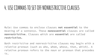 Simple Comma PPT 2018 | PPTX