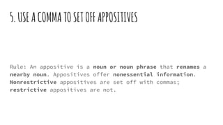 Simple Comma PPT 2018 | PPTX