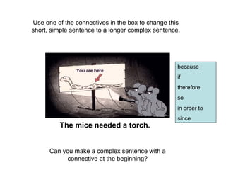 Simple complex sentences adapted | PPT