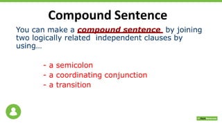 Simple, compound and complex | PPTX