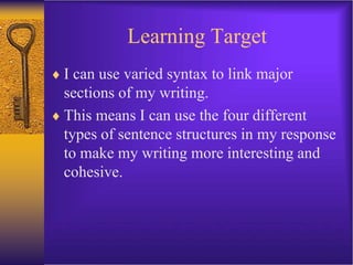 Simple Compound and Complex Sentences 2013.ppt