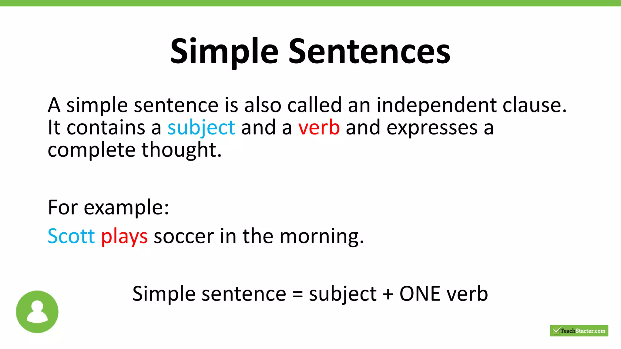 Simple & Compound Sentences PPT | POTX